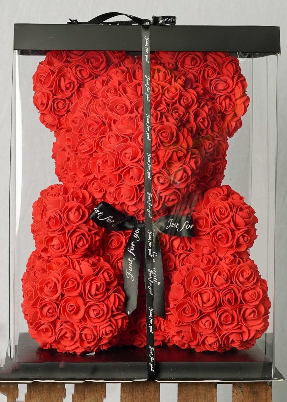 Large Rose Bear – Stemsandrosesco